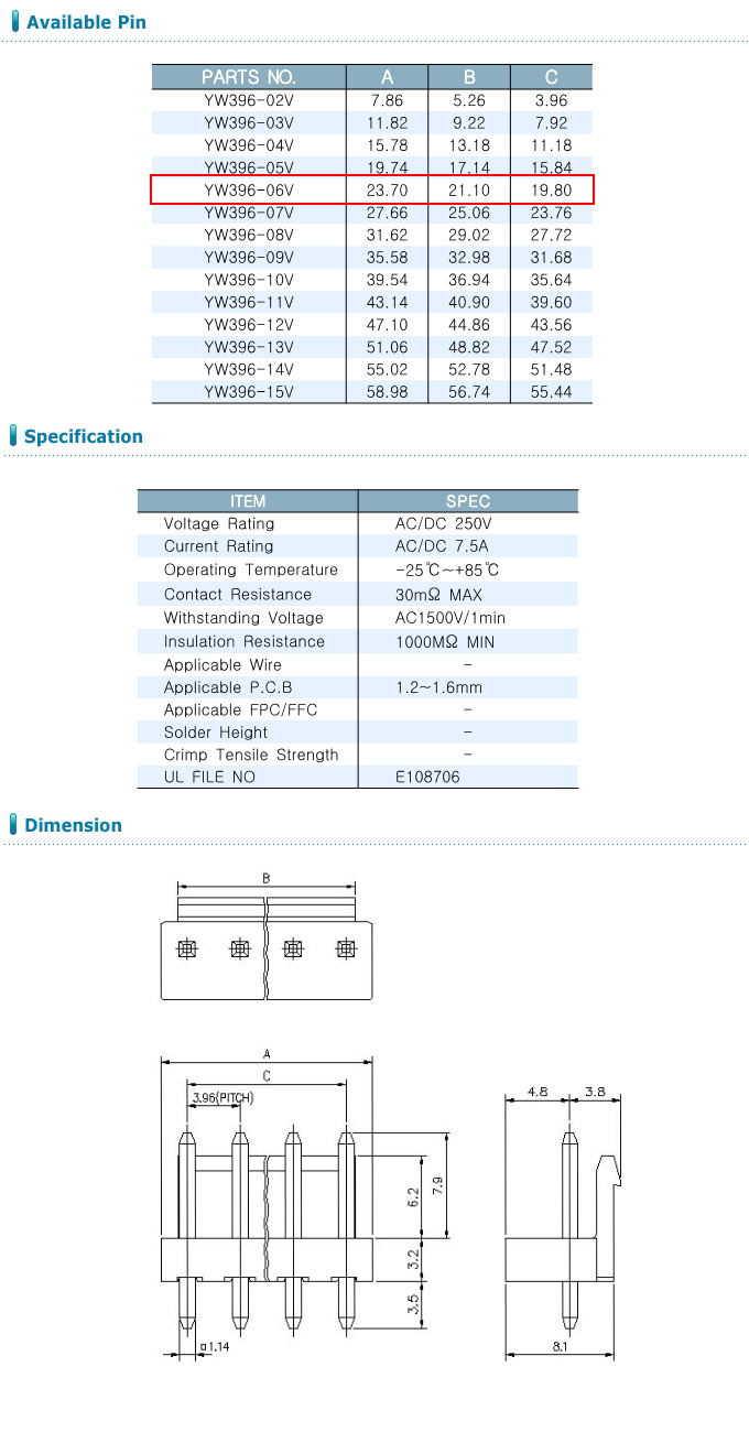 YW396-06V / 디바이스마트