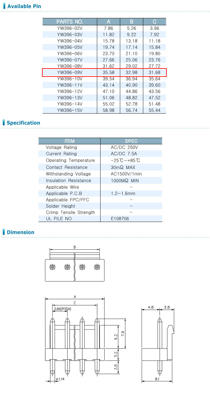 YW396-09V / 디바이스마트