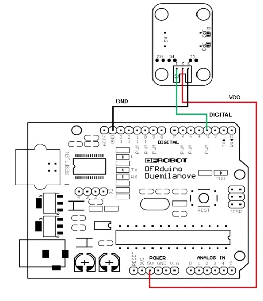디지털 적외선 모션센서 (HD-SEN0018) / 디바이스마트