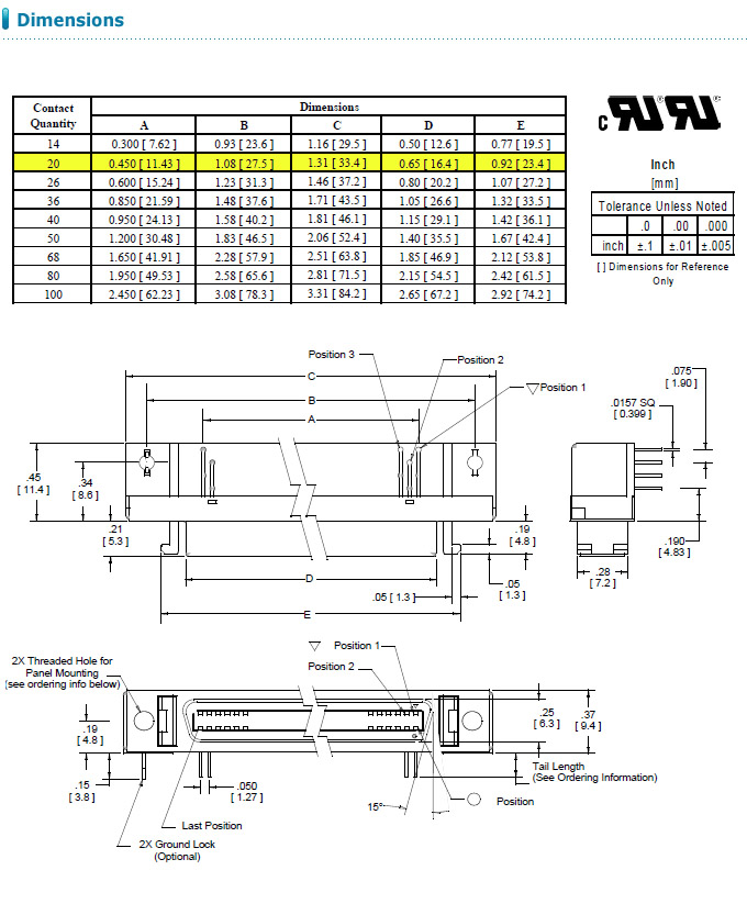 10220-52A2PL (20P RECPT RA) / 디바이스마트