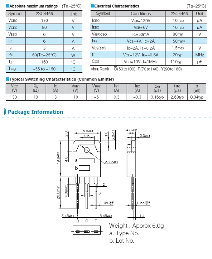 2SC4466 / 디바이스마트