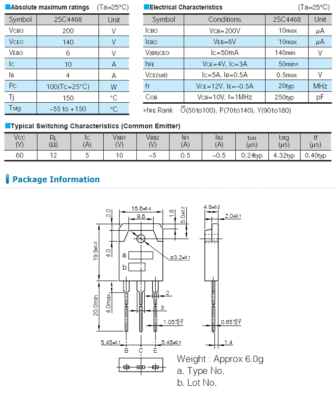 2SC4468 / 디바이스마트