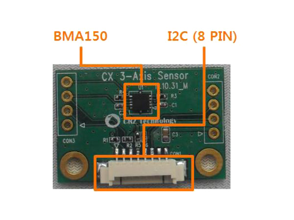 3축 가속도 센서 모듈 3 Axis Sensor (망고 3축 가속도 모듈 BMA150) / 디바이스마트