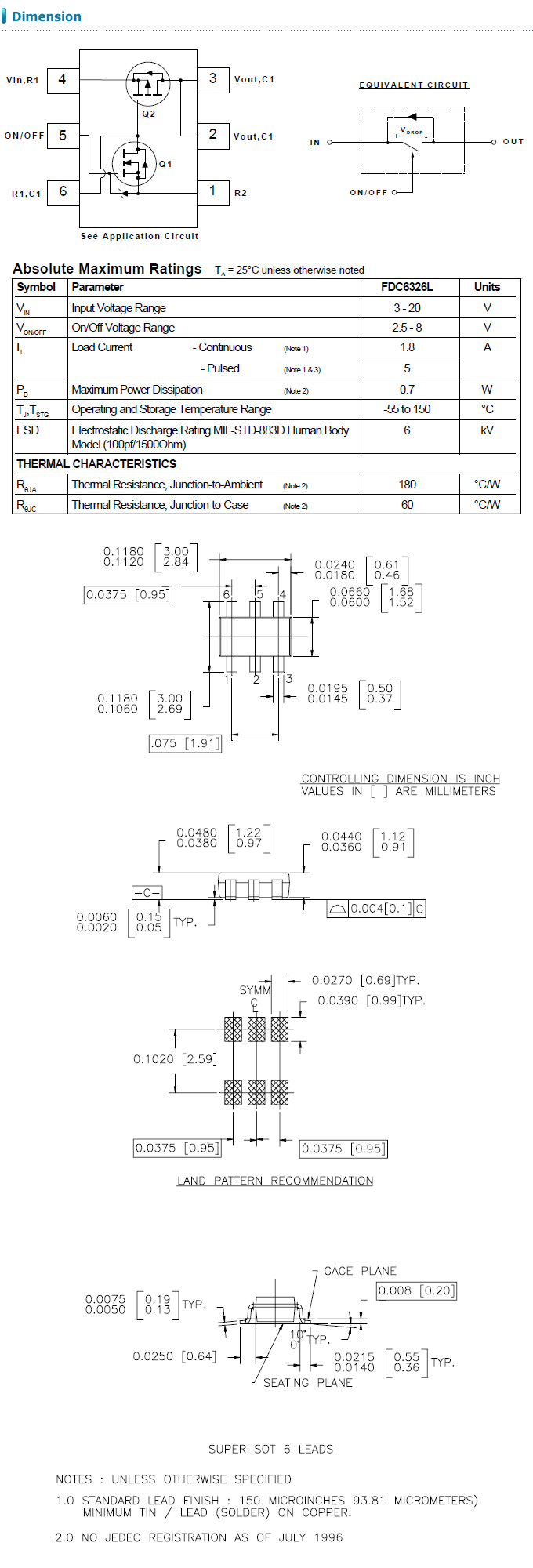 FDC6326L / 디바이스마트