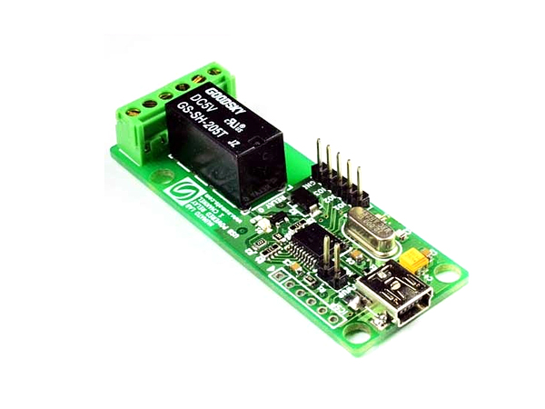 1채널 USB powered 릴레이 모듈 [1 Channel USB Powered Relay Module] / 디바이스마트