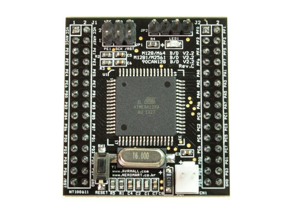 [NER-3439] M128 Board V2.2 (16MHz/DC5V용) (ATMEGA128모듈) / 디바이스마트