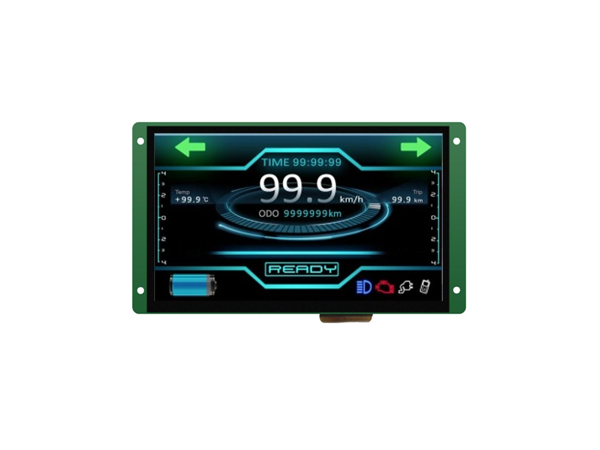 DMT80480T070_07WT (정전식 터치 7.0인치 DGUS 간편 프로그램, UART LCD 일체형 모듈) / 디바이스마트