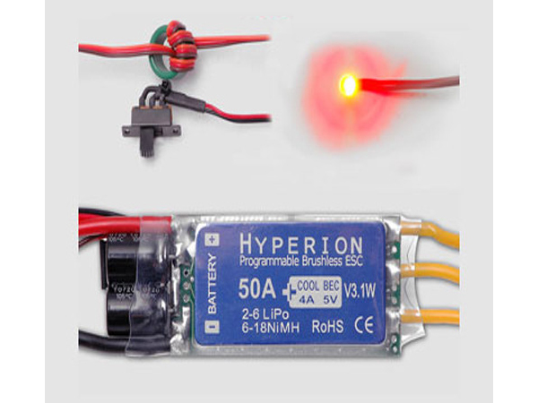 TITAN 50A Brushless ESC (4A SBEC) - V3.1 / 디바이스마트