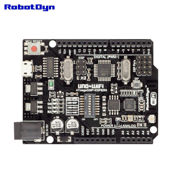 아두이노 우노 호환보드 UNO+WiFi R3 ATmega328P+ESP8266 [RD098] / 디바이스마트