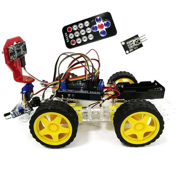 4WD Arduino Robot Car Chassis Kit (with controller) / 디바이스마트