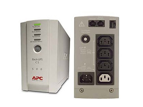 APC Back-UPS CS 500 USB/Serial [BK500EI] (300W/500VA/UPS) / 디바이스마트