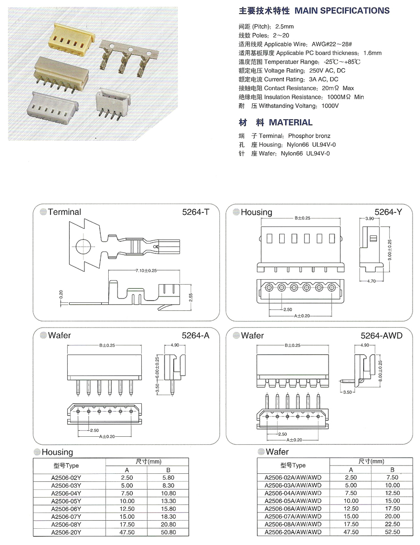NW-5264-2Y (2핀) / 디바이스마트