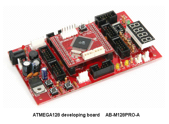 AVR MEGA128 개발보드(메인보드만) (AB-M128Pro-A-main) / 디바이스마트