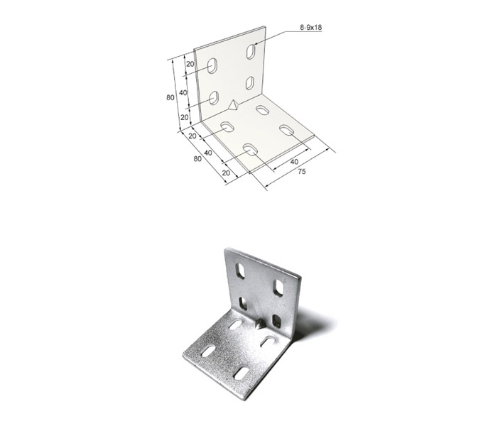 STEEL BRACKET STANDARD BRACKET (DSB 7580) / 디바이스마트