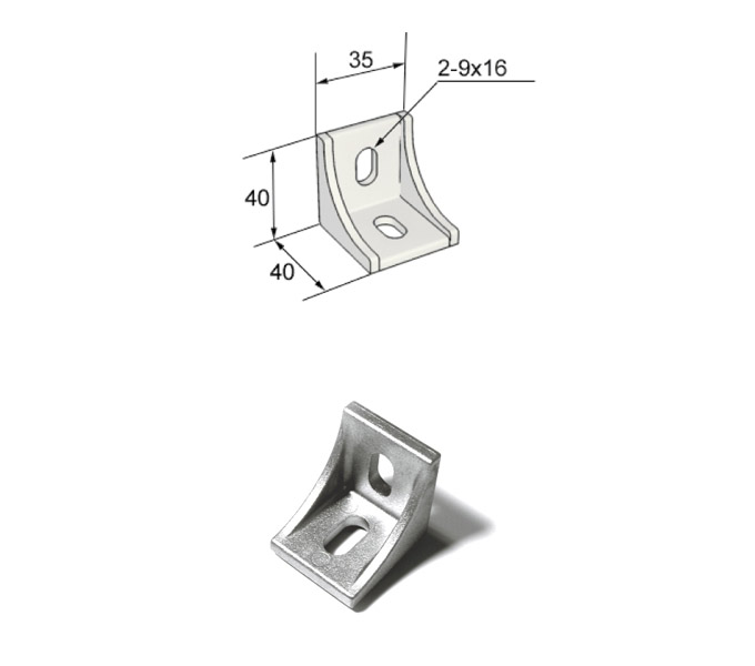 AL BRACKET DCB 4035 40×35 / 디바이스마트