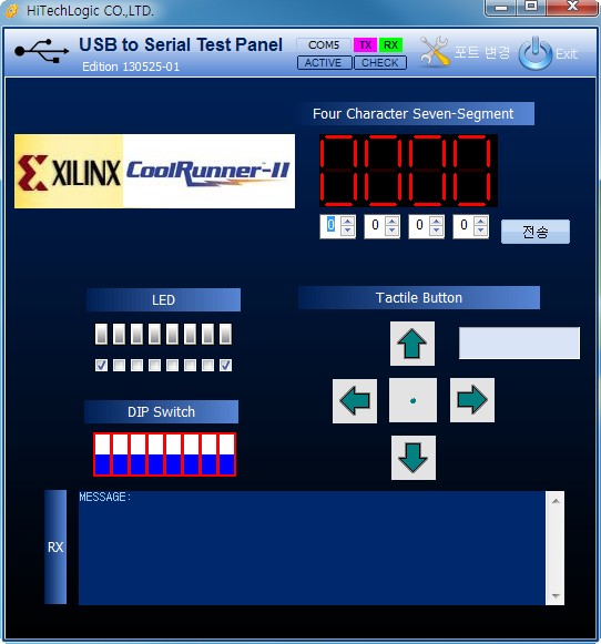 CoolRunner-II Starter Board(XFC-XC2C256) / 디바이스마트