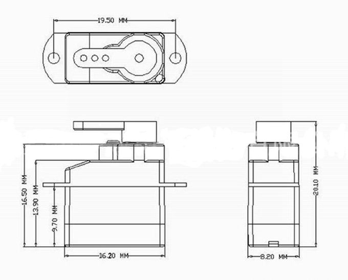 아날로그 서보모터(DM-S0020) / 디바이스마트