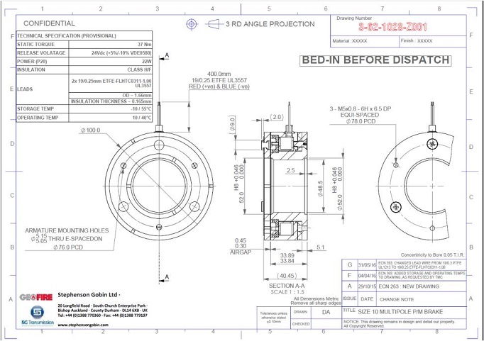 영구 자석 브레이크 (3-62-1028-Z001) / 디바이스마트