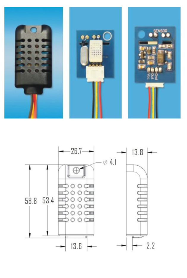AM2301 고정밀 온습도 센서 [SZH-SSBH-069] / 디바이스마트
