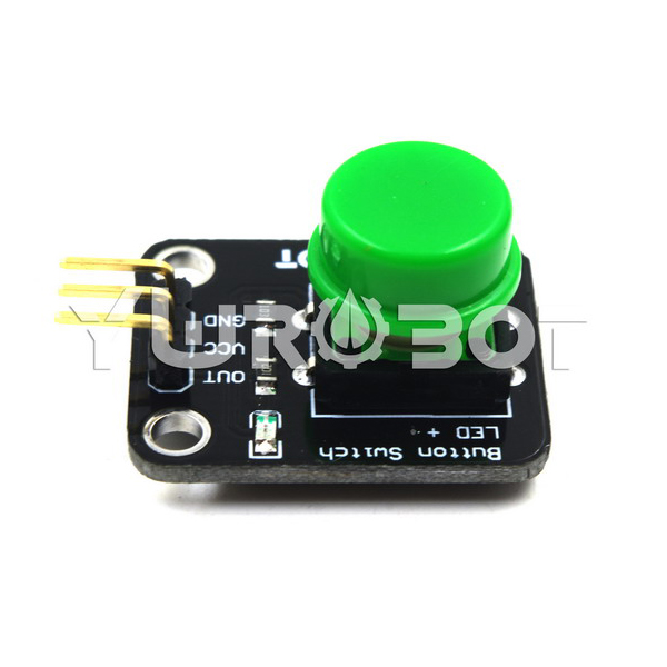 아두이노 버튼 스위치 모듈 (녹색) [ELB060675] / 디바이스마트