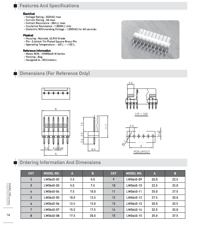 LW0640-06 (Molex 5045-06) / 디바이스마트