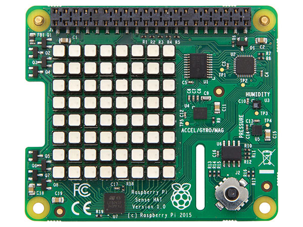 라즈베리파이 통합 센서 보드 (Raspberry Pi Sense HAT) v2 / 디바이스마트