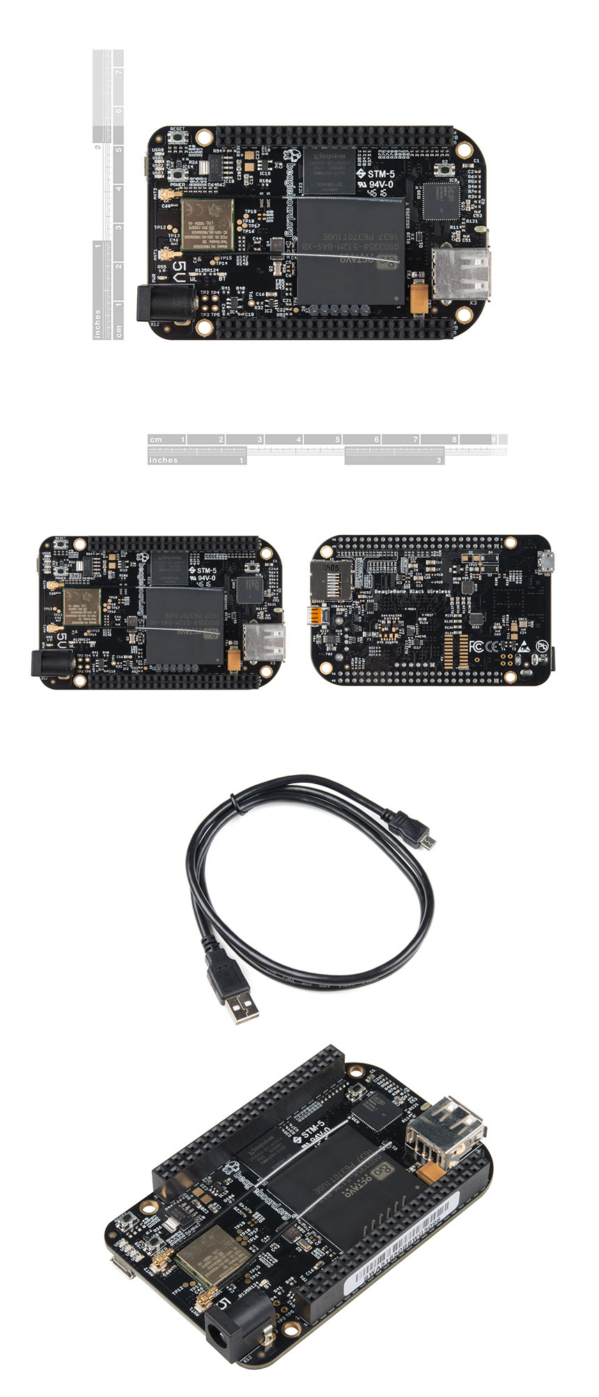 무선 비글본 블랙 BeagleBone Black Wireless (BBONE-BLACK-WIRELESS) / 디바이스마트