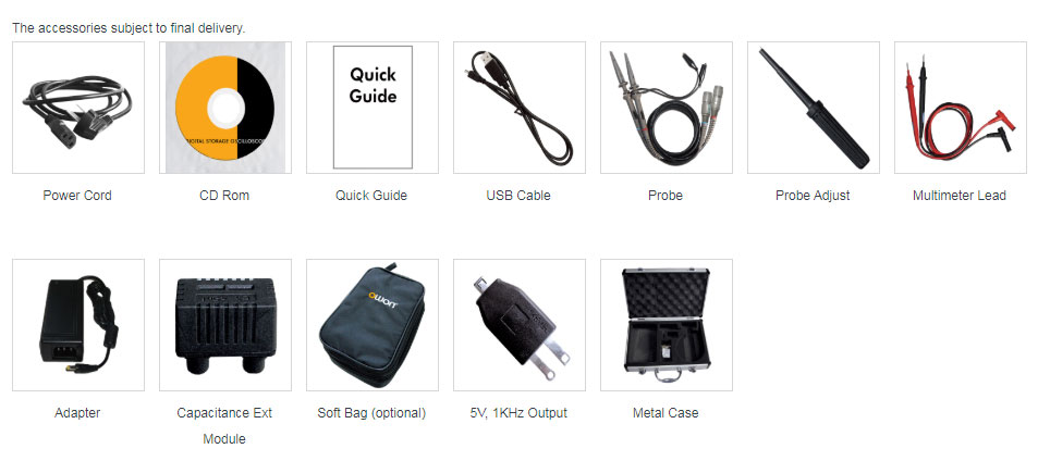 핸디형 DSO 오실로스코프 (DSO + Multimeter) [HDS1022M-I] / 디바이스마트