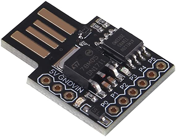 Digispark 호환 ATtiny85 USB-A타입 초소형 아두이노 개발보드 [SZH-EK211] / 디바이스마트