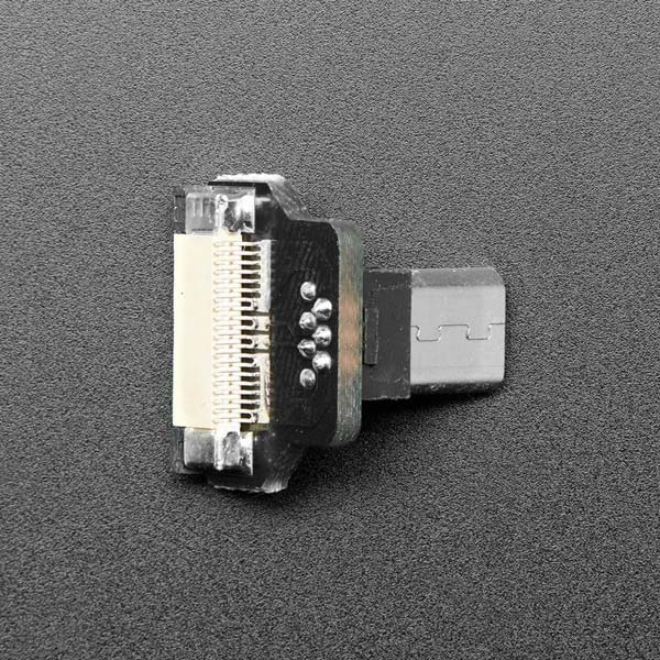DIY USB Cable Parts - Right Angle Micro B Plug Down [ada-4105] / 디바이스마트