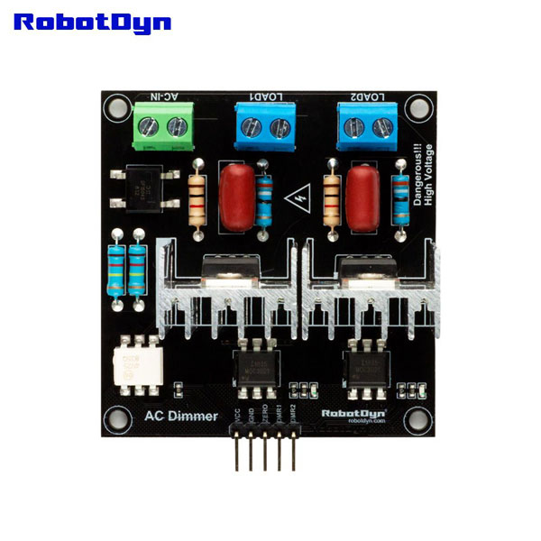 2채널 AC Light Dimmer Module 3.3V 5V [RD024] / 디바이스마트