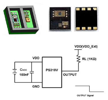 PS310V 근접 센서 Proximity Sensor with LED driver & VCSEL, SMD / 디바이스마트