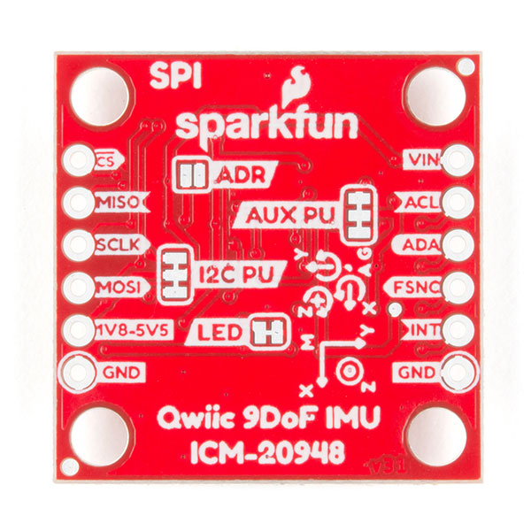 SparkFun 9DoF IMU Breakout - ICM-20948 (Qwiic) [SEN-15335] / 디바이스마트