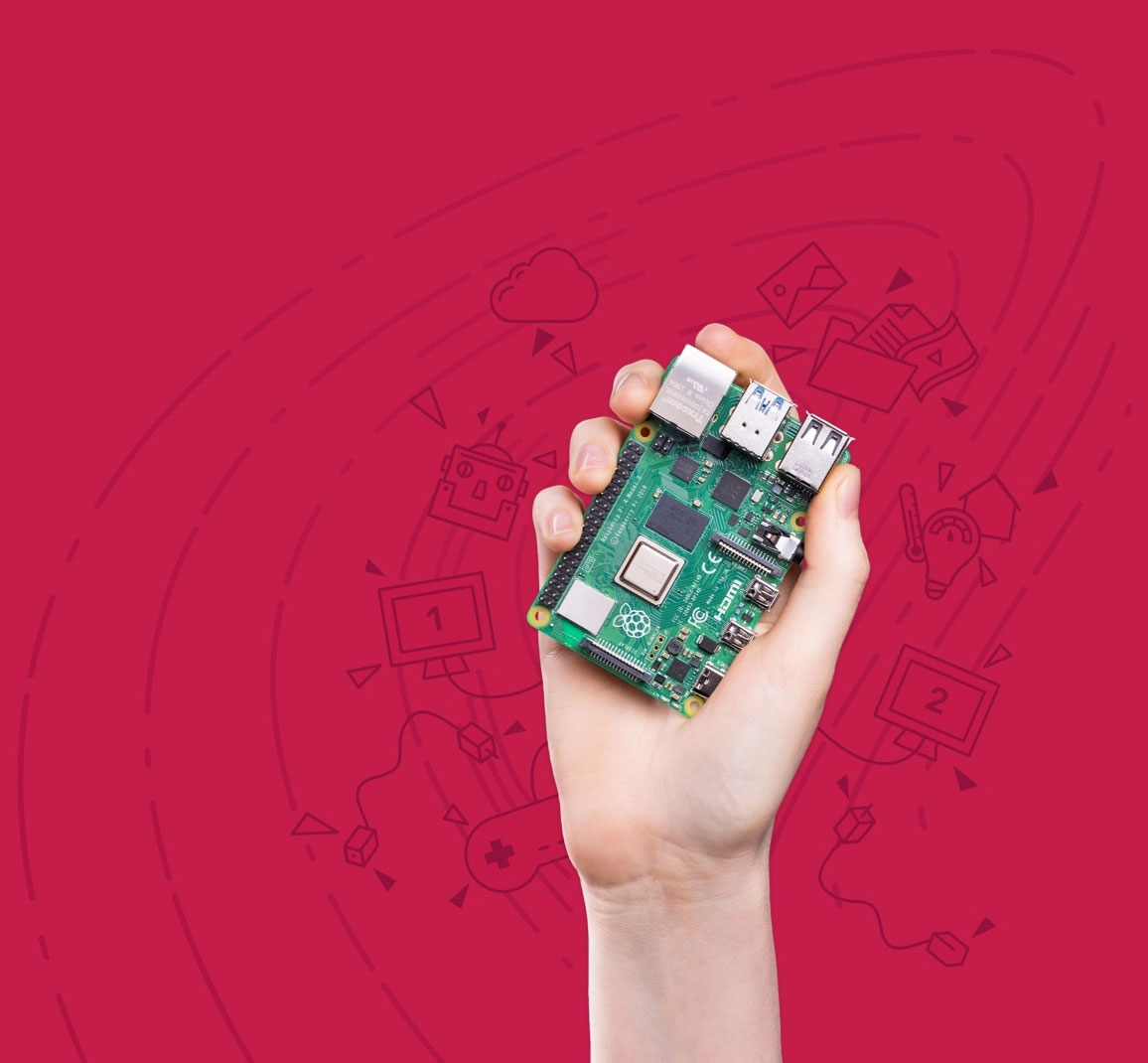 라즈베리파이4 (Raspberry Pi 4 Model B) 8GB + 가이드북 + 방열판 / 디바이스마트