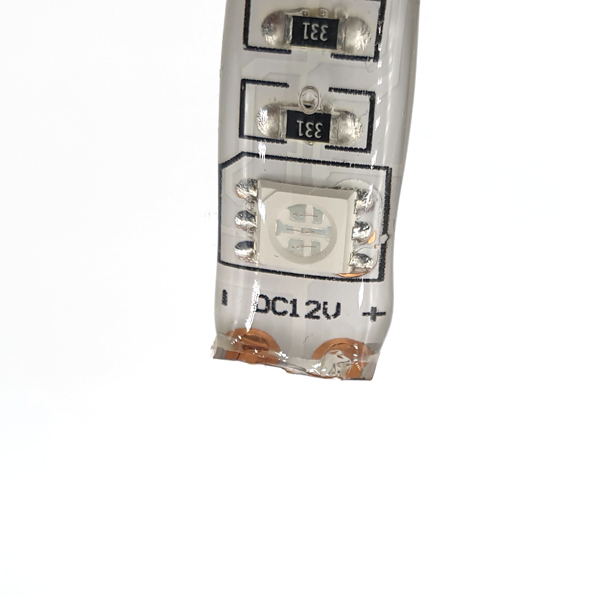 식물성장 12V 방수 LED 스트립 R3:B1 5m DC잭 스위치형 [NTY-LD007] / 디바이스마트