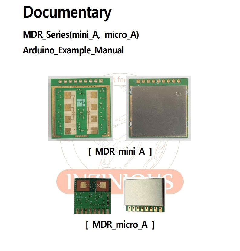 아두이노 레이더 모션인식 센서 모듈 MDR_mini A / 디바이스마트
