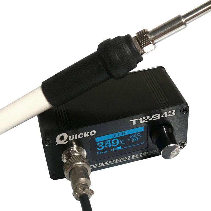 Quicko T12-943 Mini OLED STM32 1.3-inch electronic soldering station ...