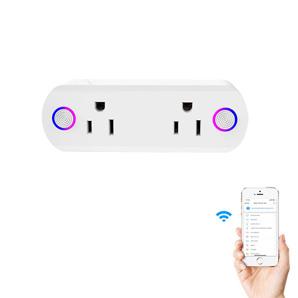MoesHouse 16A Mini WiFi smart socket outlet, wall switch US standard ...