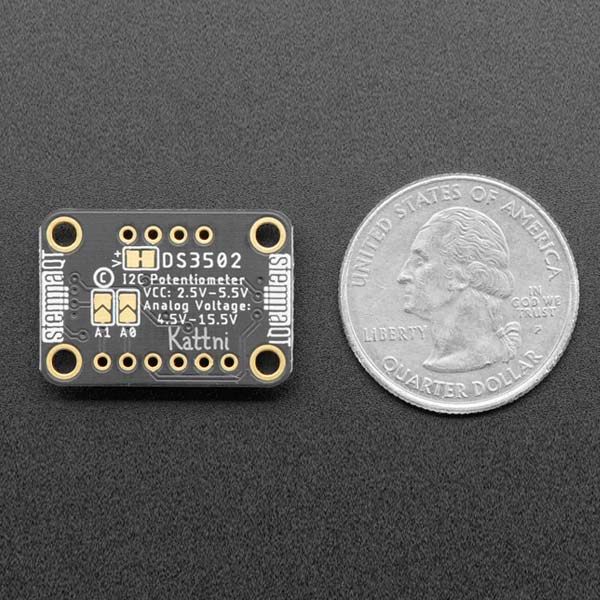 Adafruit Ds3502 I2c Digital 10k Potentiometer Breakout Stemma Qt Qwiic [ada 4286] 디바이스마트