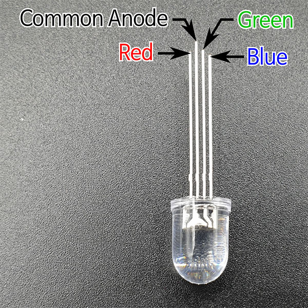 RGB LED 10파이(CA) 투명 / 디바이스마트