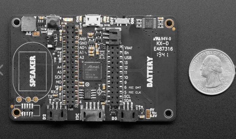 Adafruit EdgeBadge - TensorFlow Lite for Microcontrollers [ada-4400] / 디바이스마트