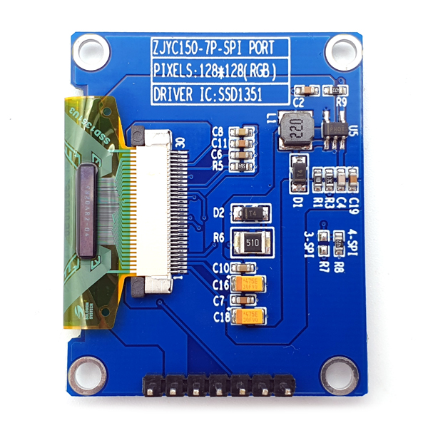 SSD1351 1.5인치 SPI 컬러 OLED 모듈 / 디바이스마트