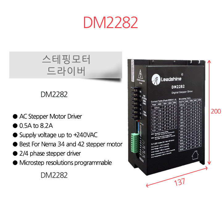 DM2282 대용량 스텝드라이버 2상 / 디바이스마트