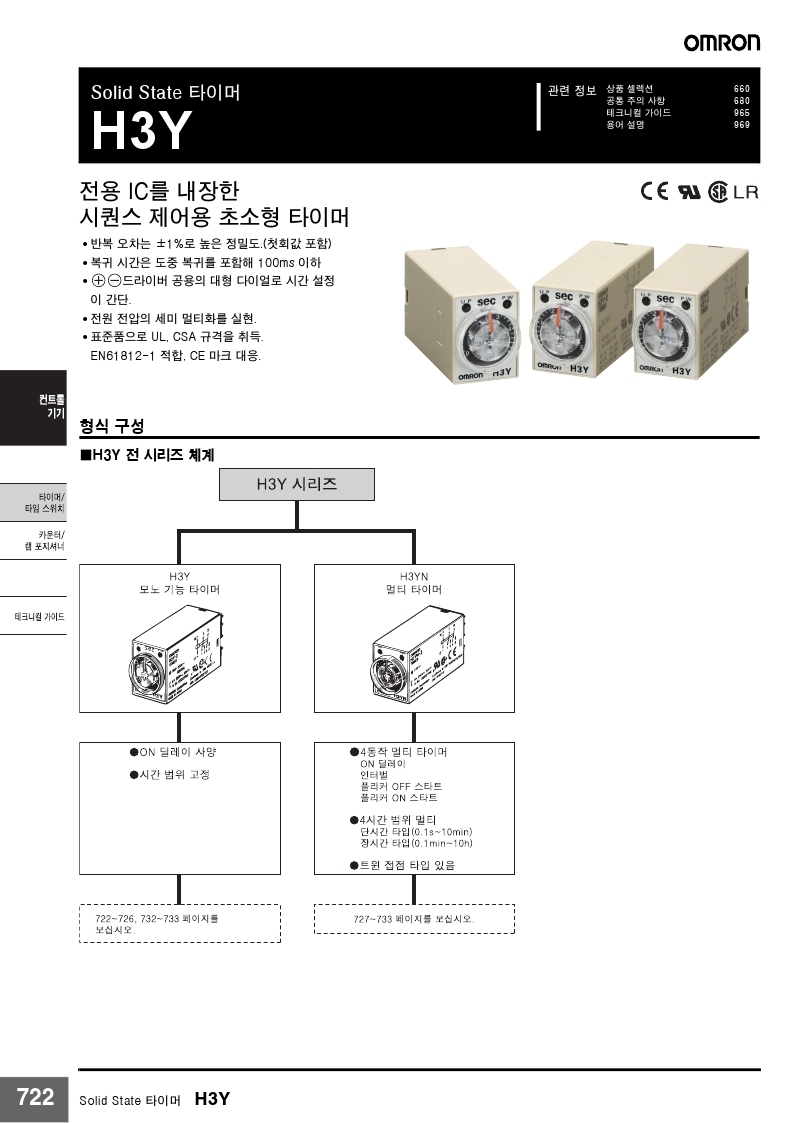 H3Y-4-C DC24V 5S / 디바이스마트