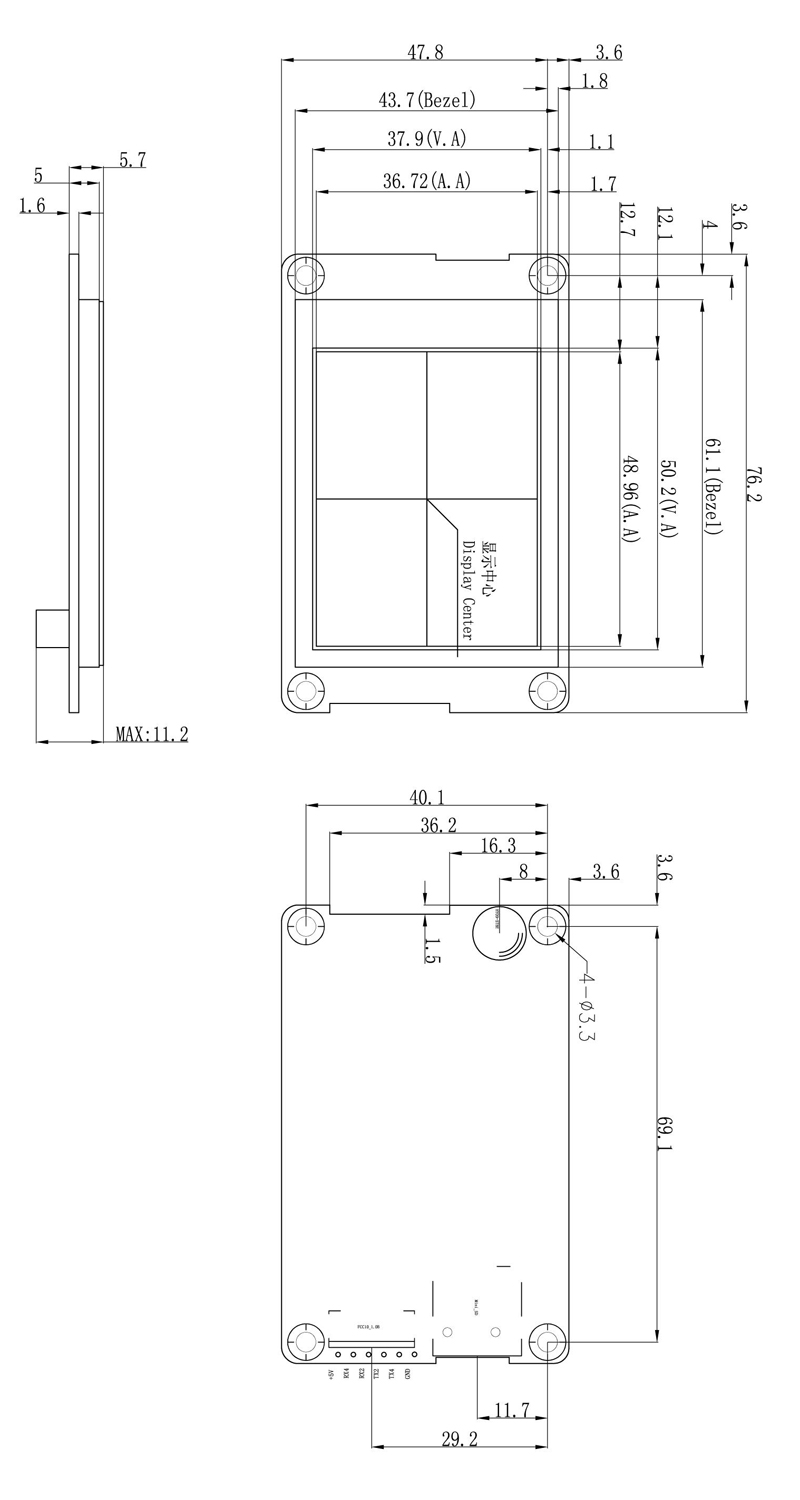 [DWIN] DMG32240C024_03WTC( 2.4인치 320xRGBx240, 18bit 262K Colors, TN ...