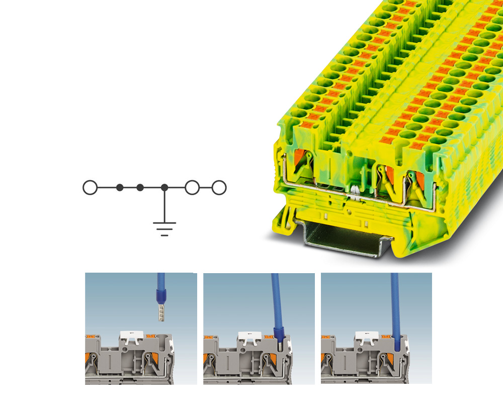 푸쉬인 타입 단자대 PT 2,5-TWIN-PE [3209565] / 디바이스마트