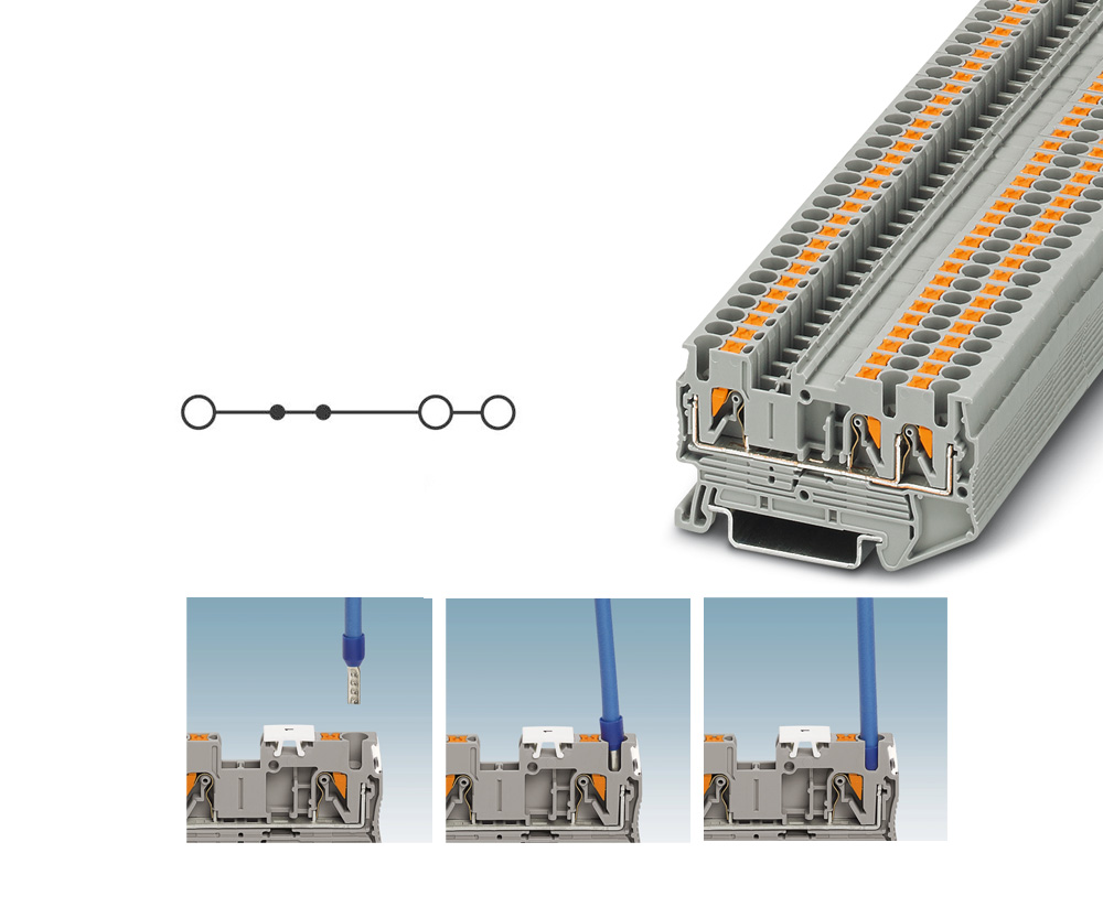 푸쉬인 타입 단자대 PT 2,5-TWIN [3209549] / 디바이스마트