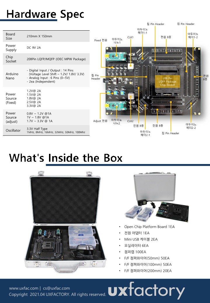 ASIC Chip Test Board - Openchip Platform / 디바이스마트