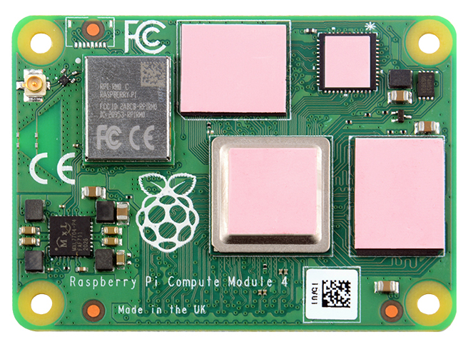 Aluminum Alloy CNC Heat Sink with PWM Fan for Raspberry Pi CM4 Module ...