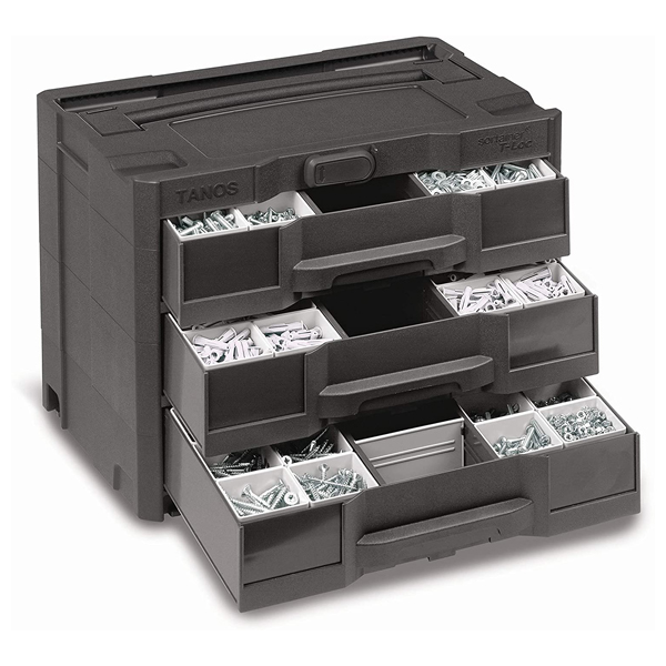 Tanos T-LOC SYS-Sort IV/3 systainer Anthracite (black) / 디바이스마트